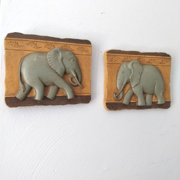 Home Interiors | Accents | Home Interiors Elephant Wall Plaques | Poshmark